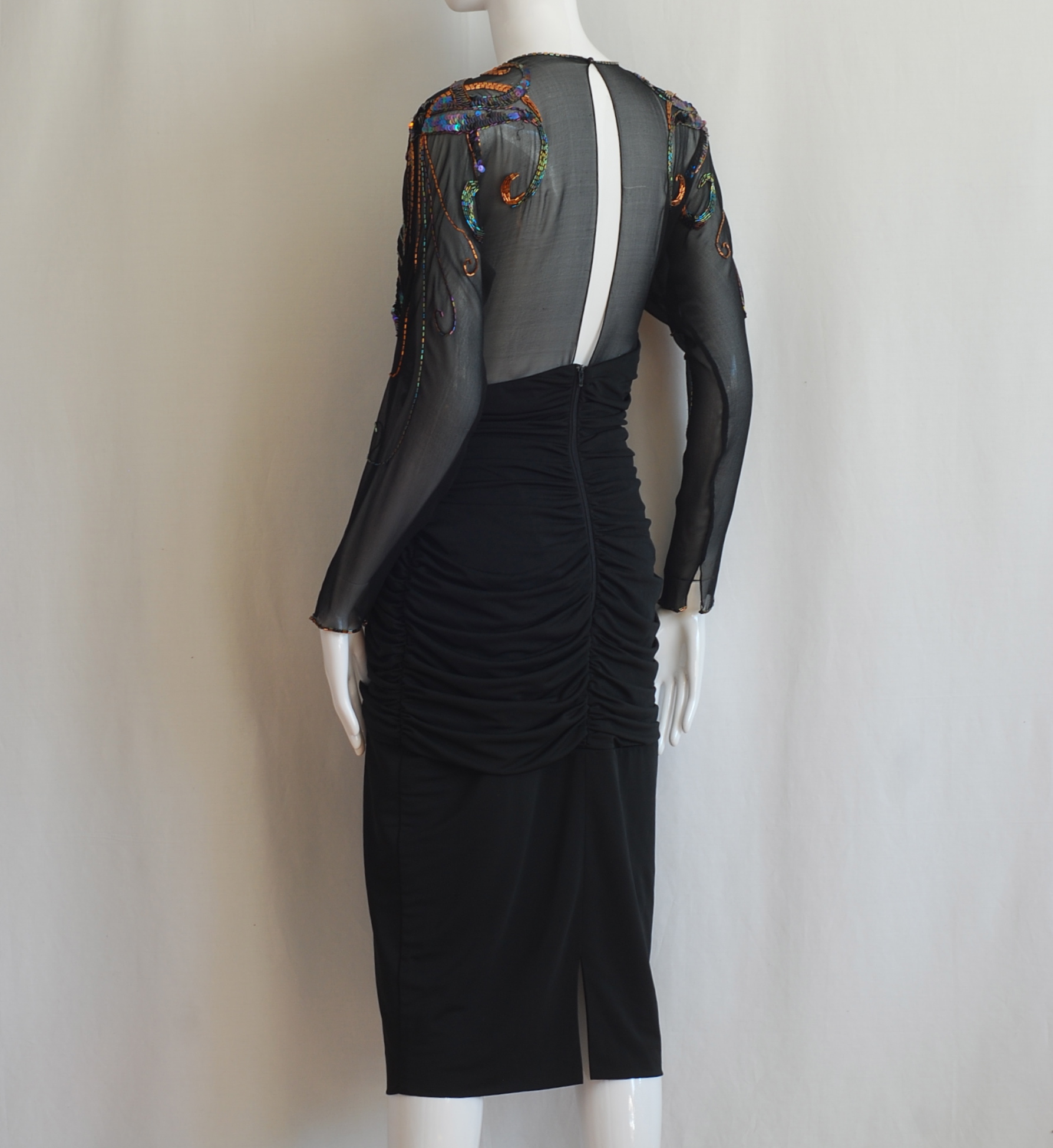 Casadei Beaded & Sequined Risque Evening Dress – Italy | QUIET WEST