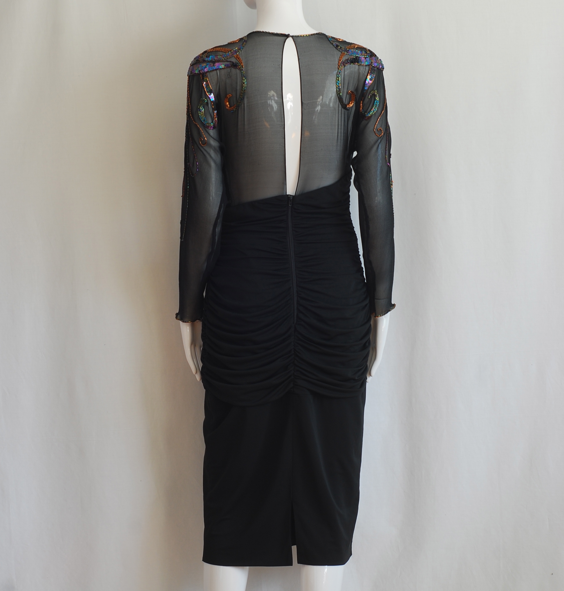 Casadei Beaded & Sequined Risque Evening Dress – Italy | QUIET WEST
